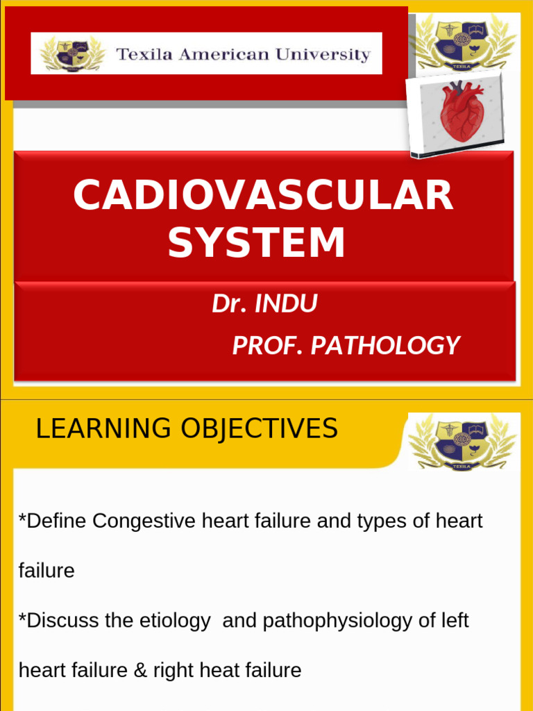 Introduction to Cvs Heart Failure | PDF | Heart | Heart Failure