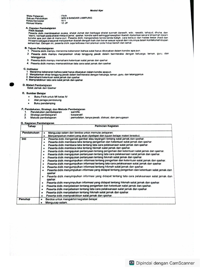 Modul Ajar RPP | PDF