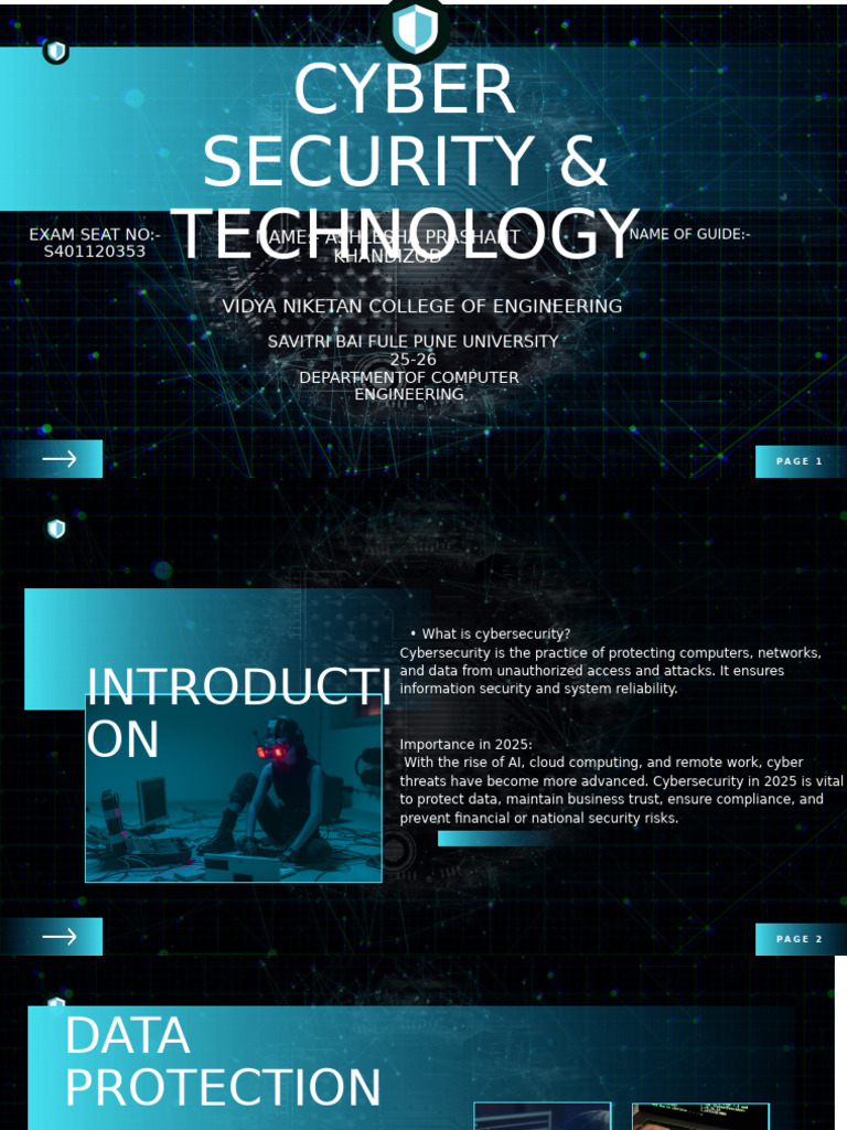 Cyber Security & Techlogy | PDF | Security | Computer Security