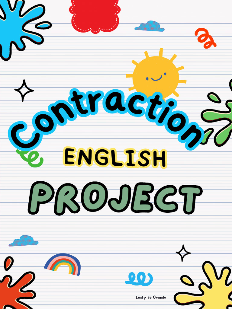 Contractions Project (6th Grade) | PDF | Chess Openings | Chess Theory