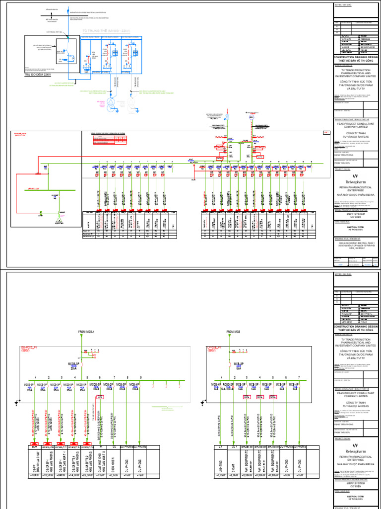Single Line Diagram System-RWP-P1 - RV03 | PDF