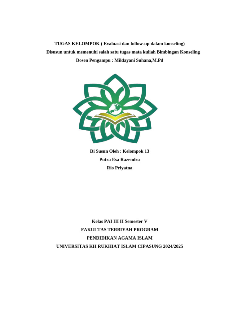 Makalah BK Kel 13 | PDF