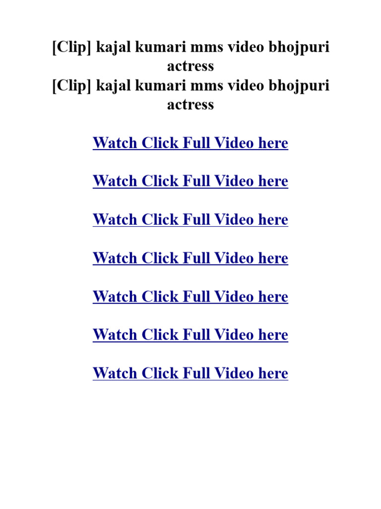 Who Is Kajal Kumari? A Viral Video Captured The Bhojpuri Industry’s New Sensation Kajal Kumari | PDF