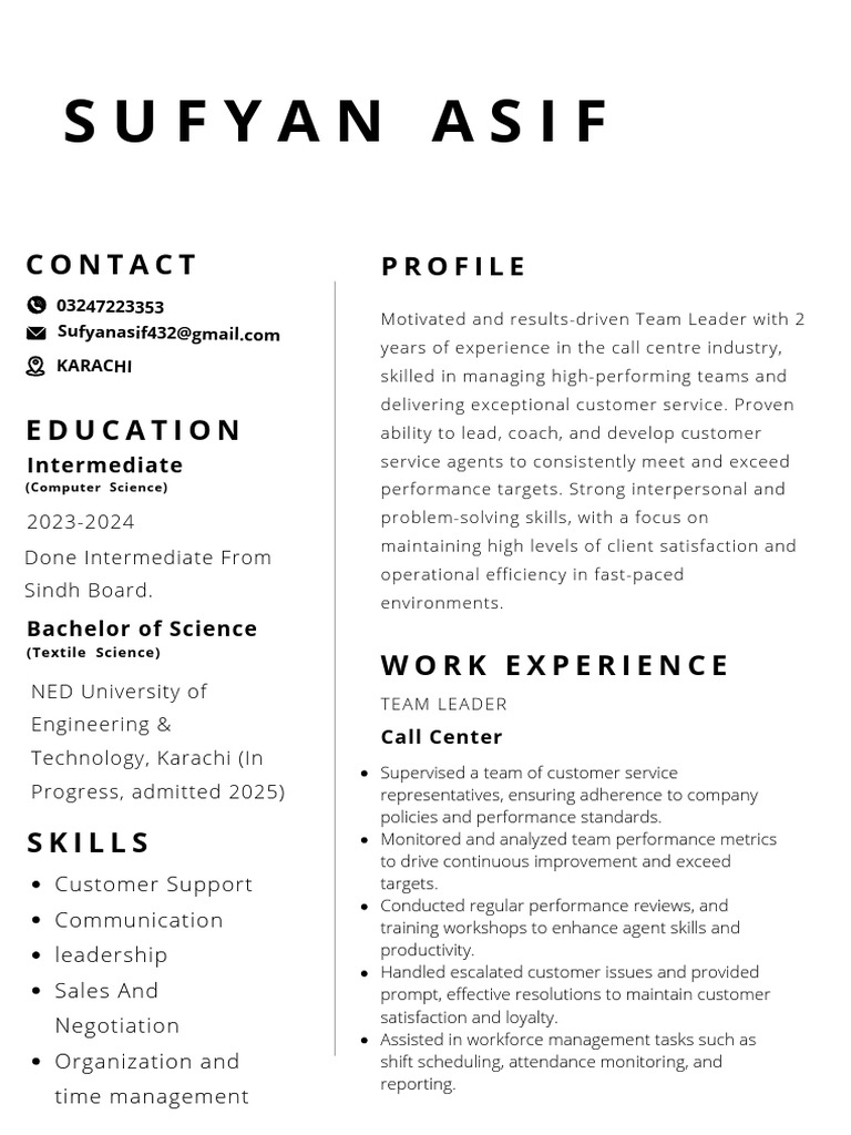 Sufyan CV.pdf | PDF