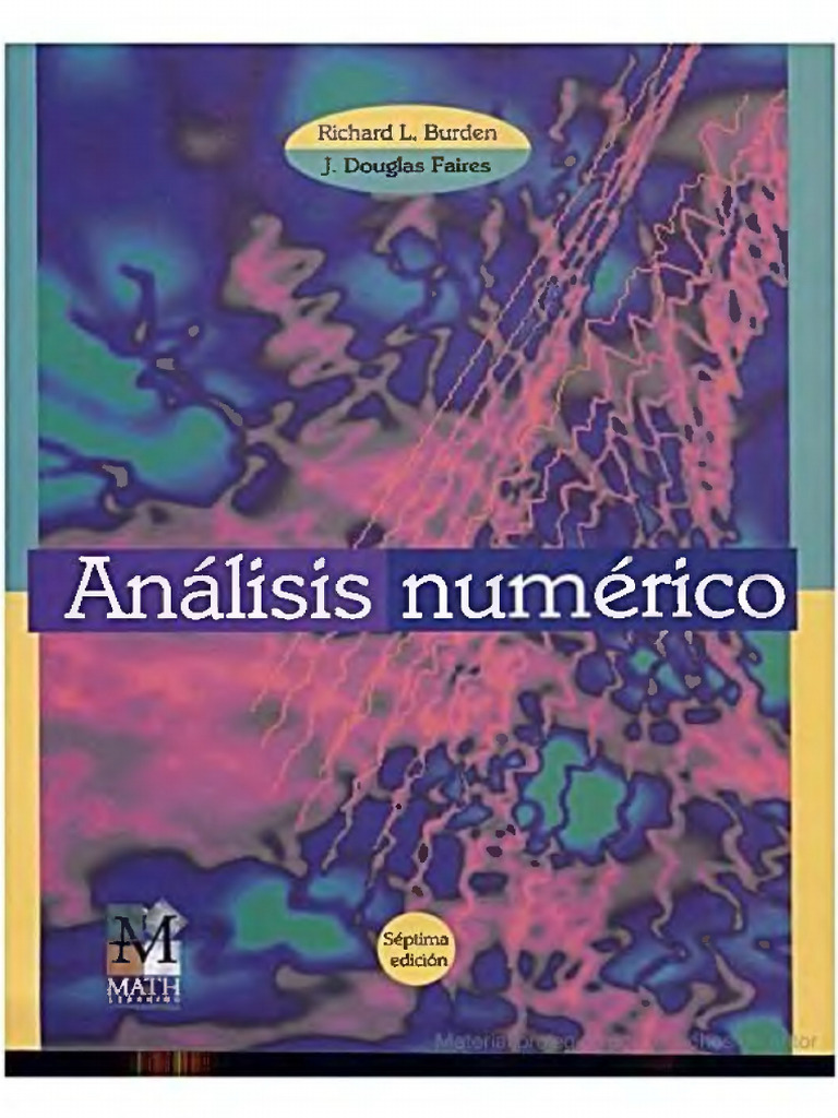Richard L. Burden, Douglas J. Faires Anᬩsis Num鲩co 2002 | PDF