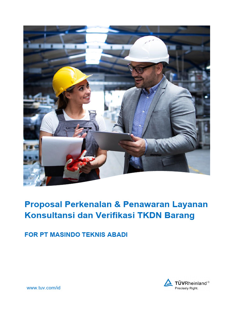 TRID - Proposal and Quotation For PT Masindo Teknis Abadi | PDF