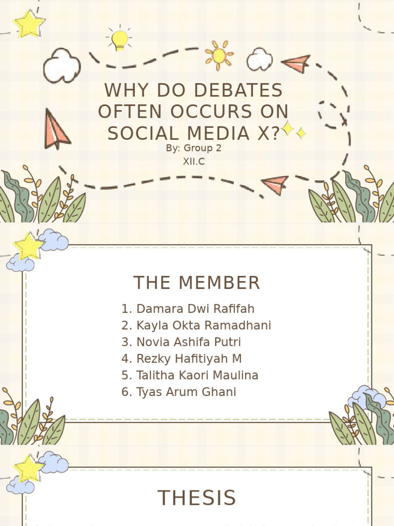 Hortatory Text Presentation Why Do Debates Often Occurs On Social Media ...