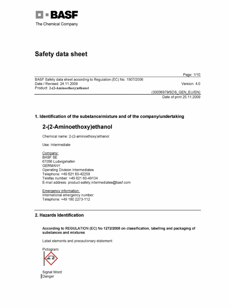 2 - (2-Aminoethoxy) Ethanol - Expires | PDF