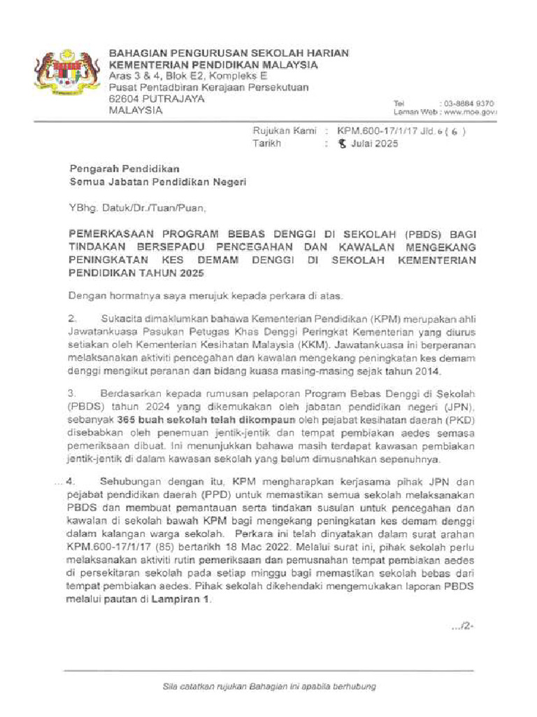 Surat KPM Pbds | PDF