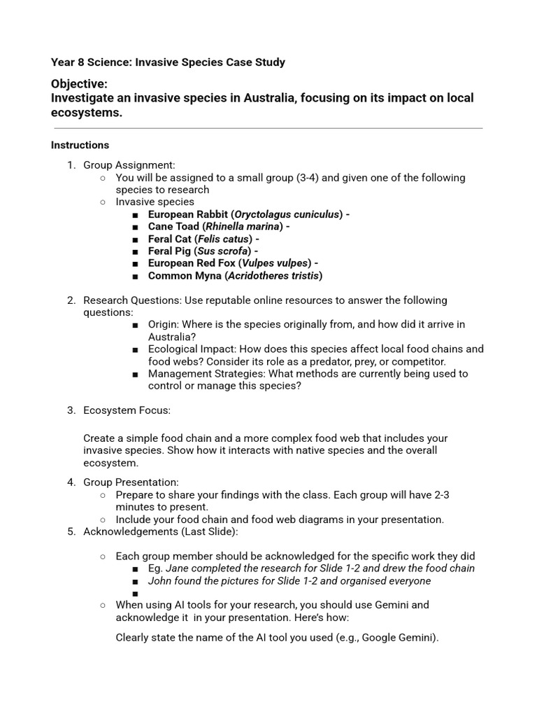Invasive Species Impact in Australia | PDF | Invasive Species