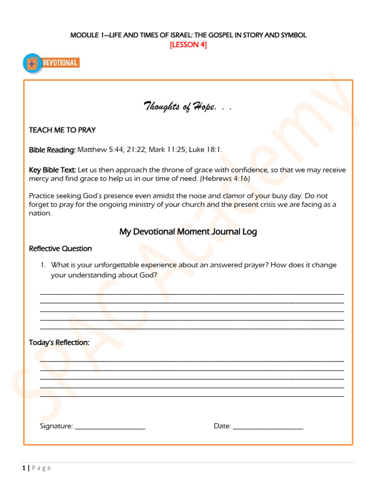 Lesson 4 Wilderness Wandering | PDF | Book Of Exodus | Moses