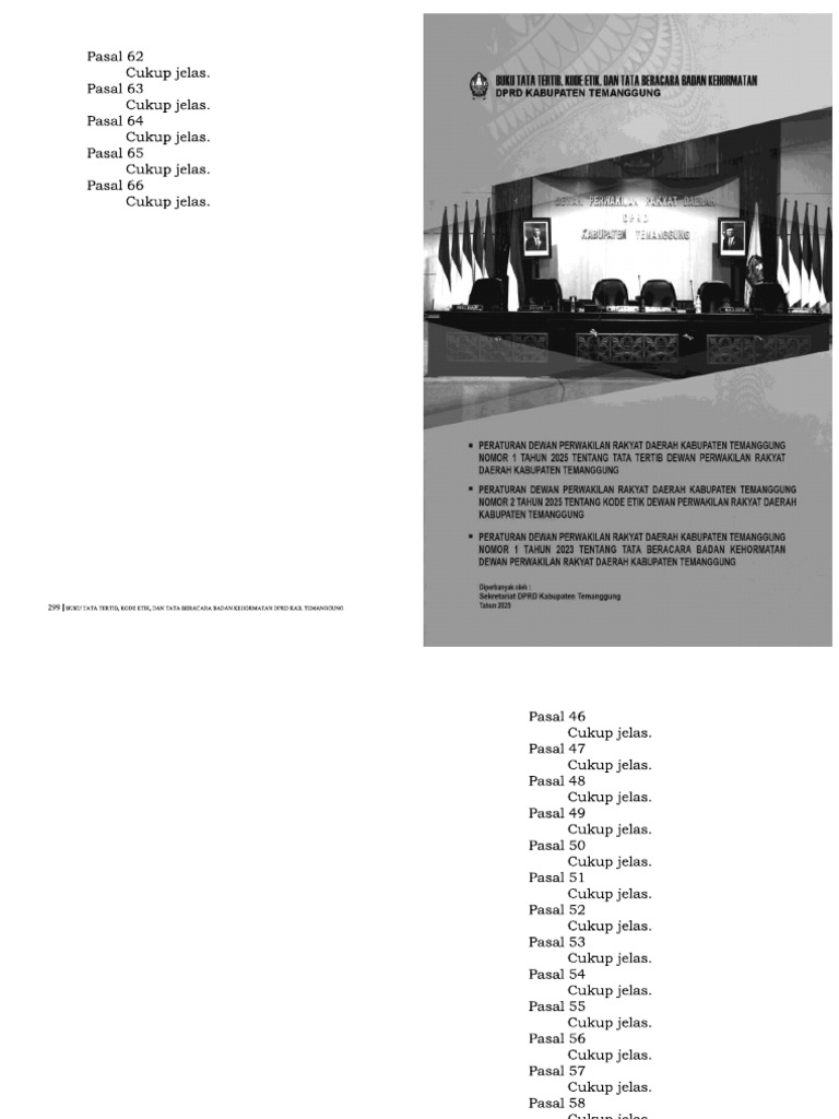 Per DPRD Tatib Sesuai Hasil Fasilitasi 16 April 2025 Rev | PDF