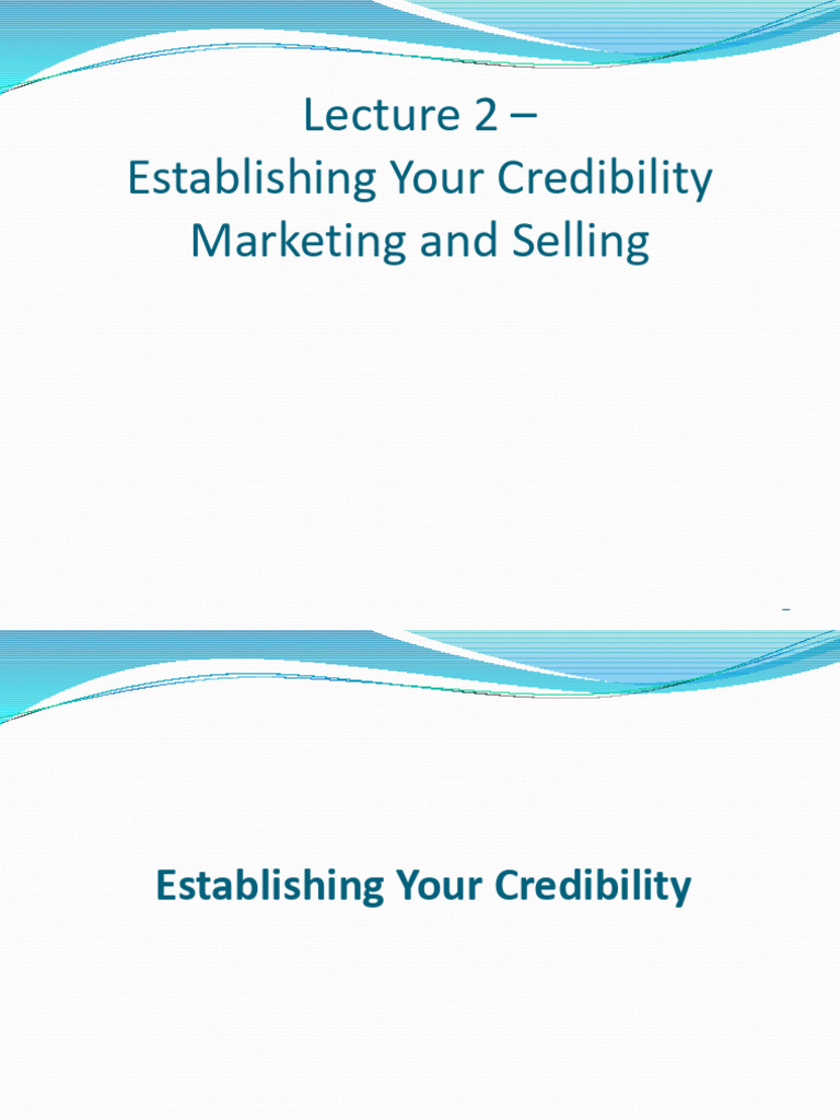 Lecture 2 - Marketing and Selling | PDF | Mail | Direct Marketing