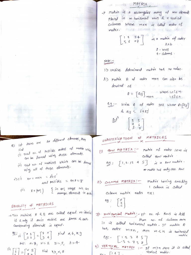 Matrix | PDF