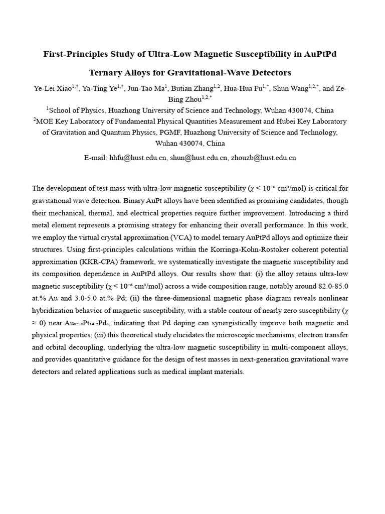 DFT Study | PDF | Quantity | Applied And Interdisciplinary Physics