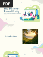 Character Analysis of The Summer I Turned Pretty | PDF