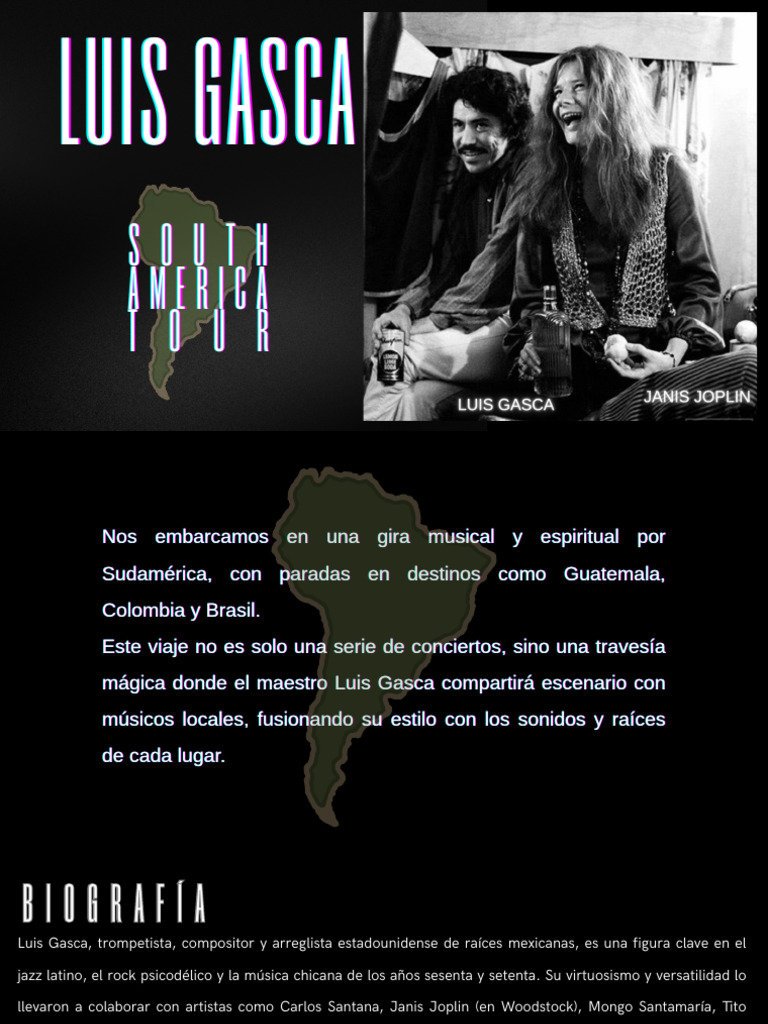 Gira Musical de Luis Gasca en Sudamérica | PDF | Jazz | Musicología