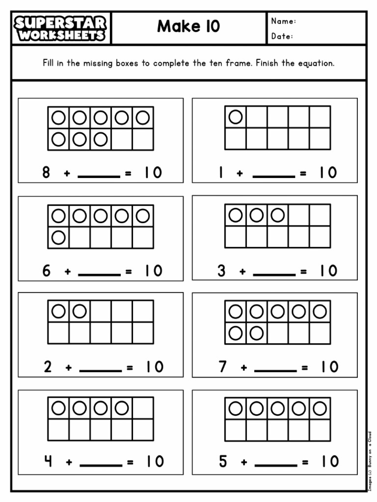 Making 10 Worksheet | PDF