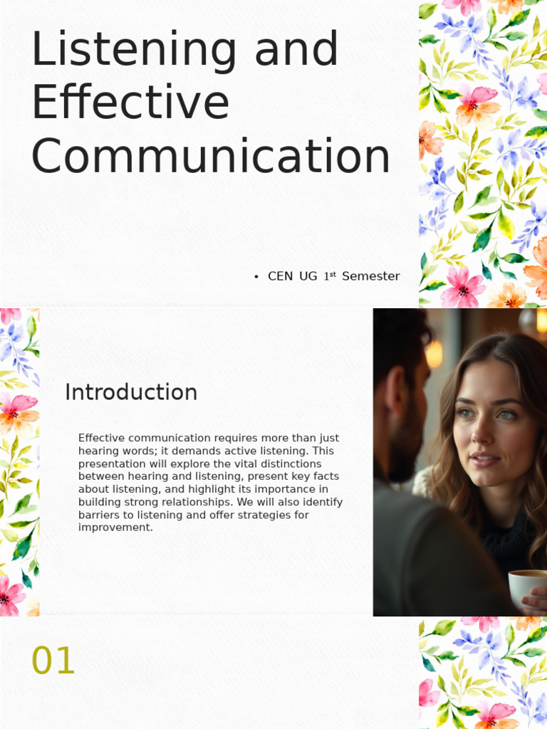 Active Listening for Effective Communication | PDF | Empathy ...