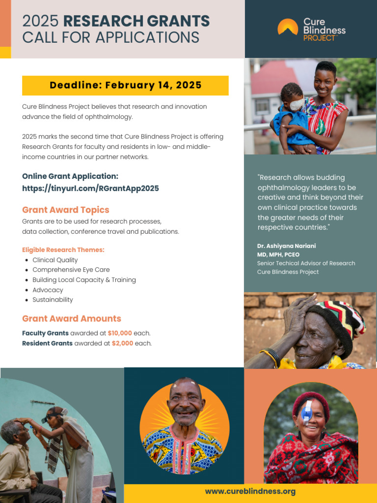 2025 Ophthalmology Research Grants | PDF