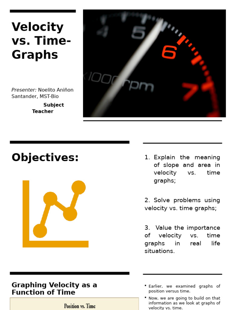 General Science Q1 L5 Velocity Versus Time Graphs | PDF | Velocity ...