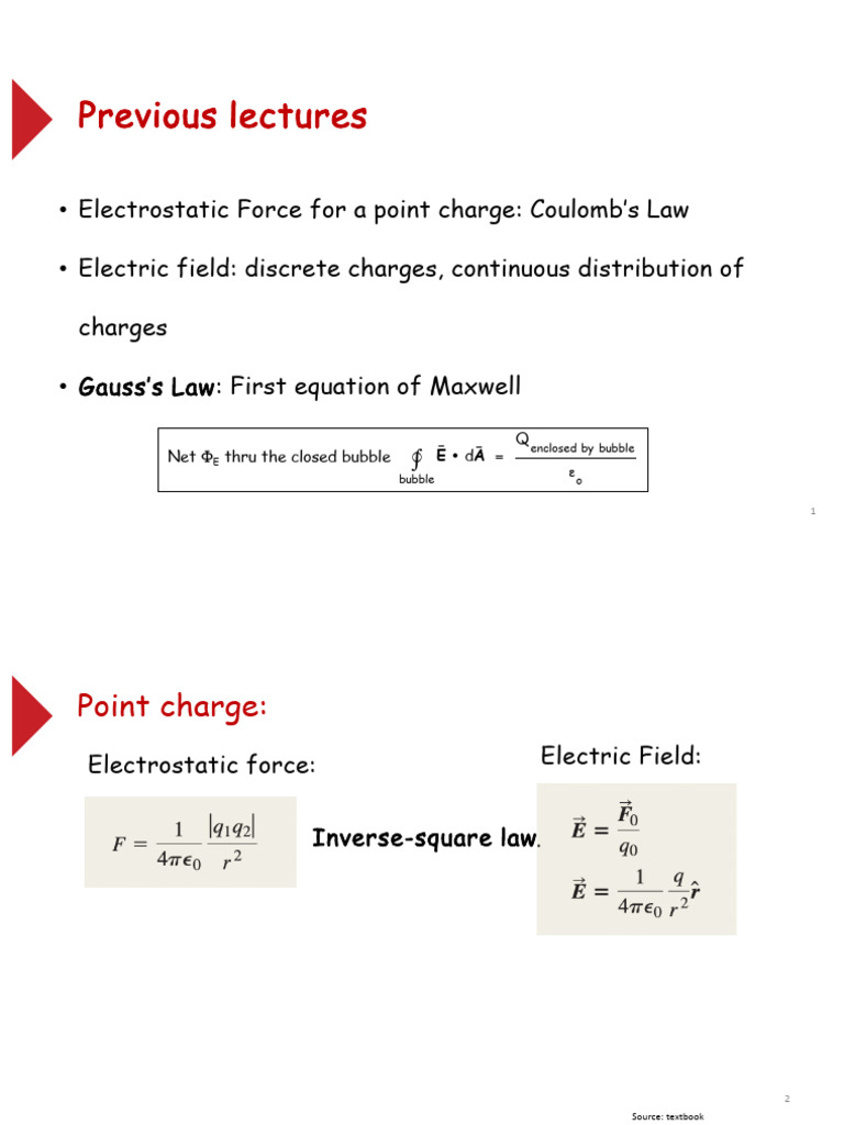 Physics2 Week4 Electric Potential | PDF | Electric Field | Physical ...