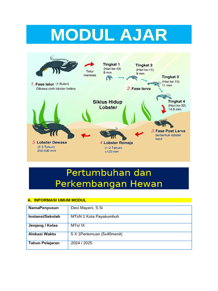2. Pertumbuhan Dan Perkembangan Hewan | PDF