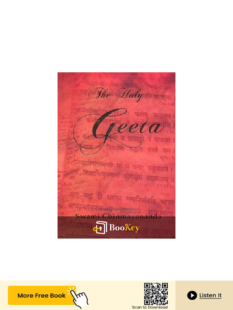 The Holy Geeta PDF | PDF | Bhagavad Gita | Ātman (Hinduism)