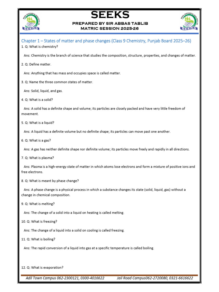 68fa40918c86a_Chapter 1 – States of Matter and Phase Changes (Class 9 ...