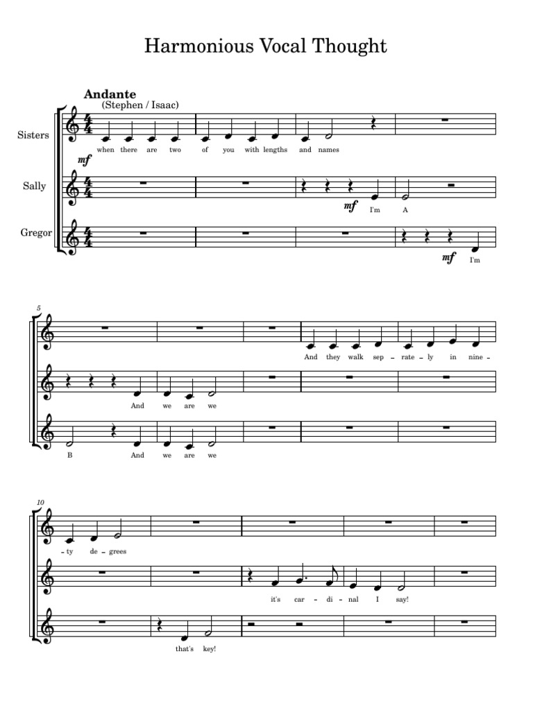 Harmonious Vocal Composition Guide | PDF | Musical Forms
