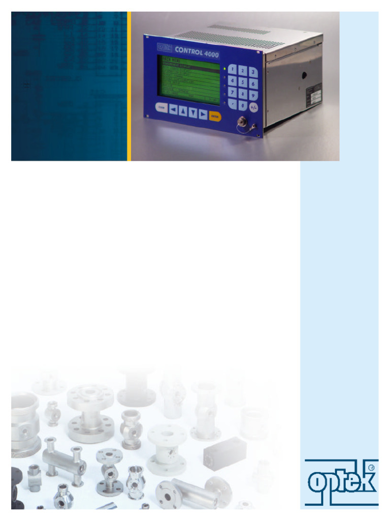 Optek Control 4000 Software Handbook | PDF | Menu (Computing) | Calibration