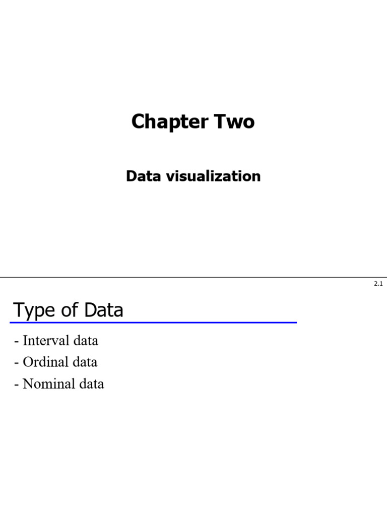 Chapter 2 - Descriptive Statistics Data Visulization | PDF | Scatter ...