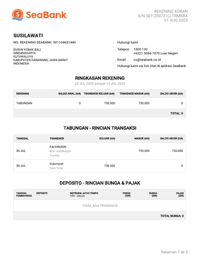 Seabank Statement 20250924-1 | PDF