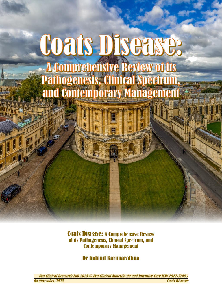 Coats Disease: Overview and Management | PDF | Glaucoma | Retina