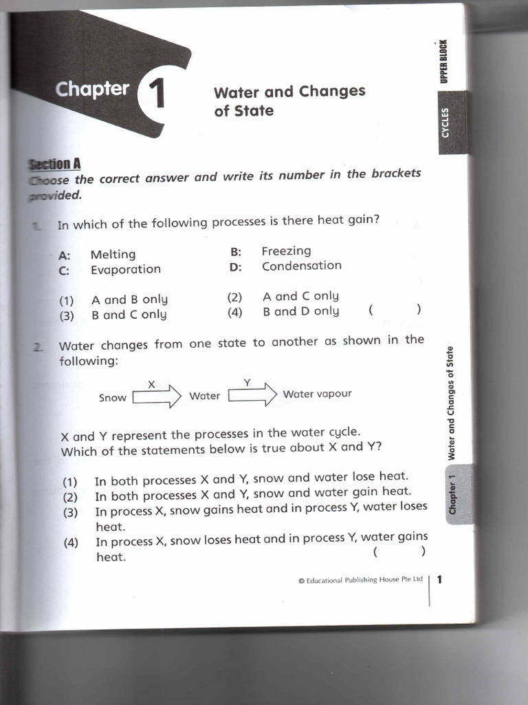 Water and Changing State | PDF