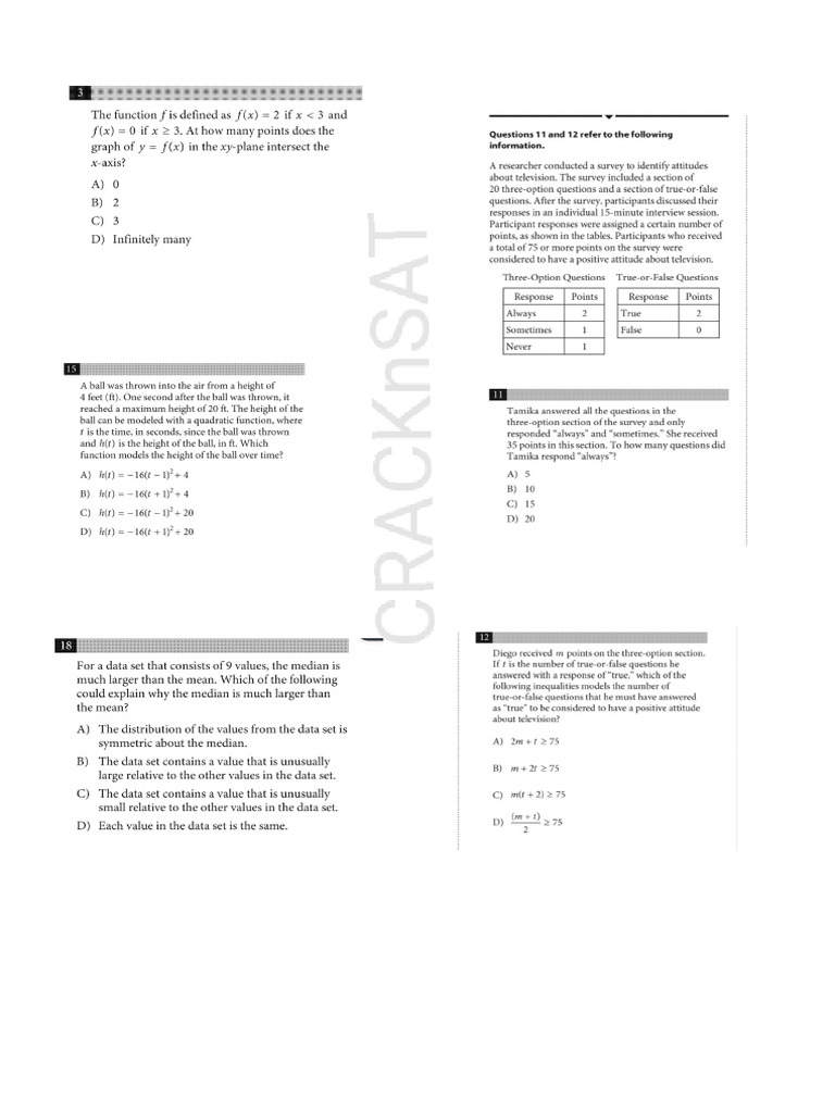 (Ascvki) Sat Math Hard 2021 | PDF