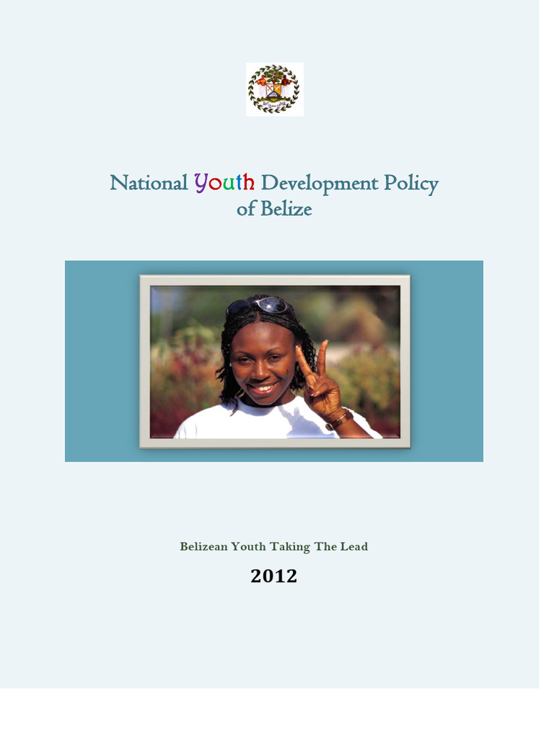 Belize National Youth Development Policy | PDF | Violence | Belize