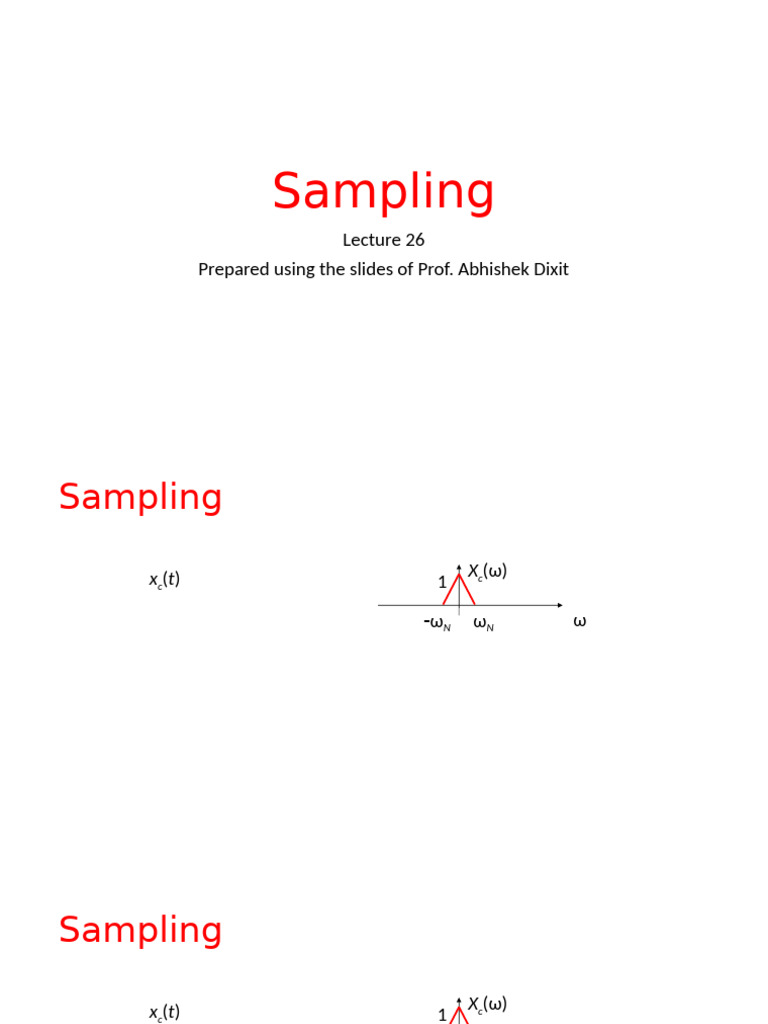 Sampling Techniques in Signal Processing | PDF | Signal Processing ...