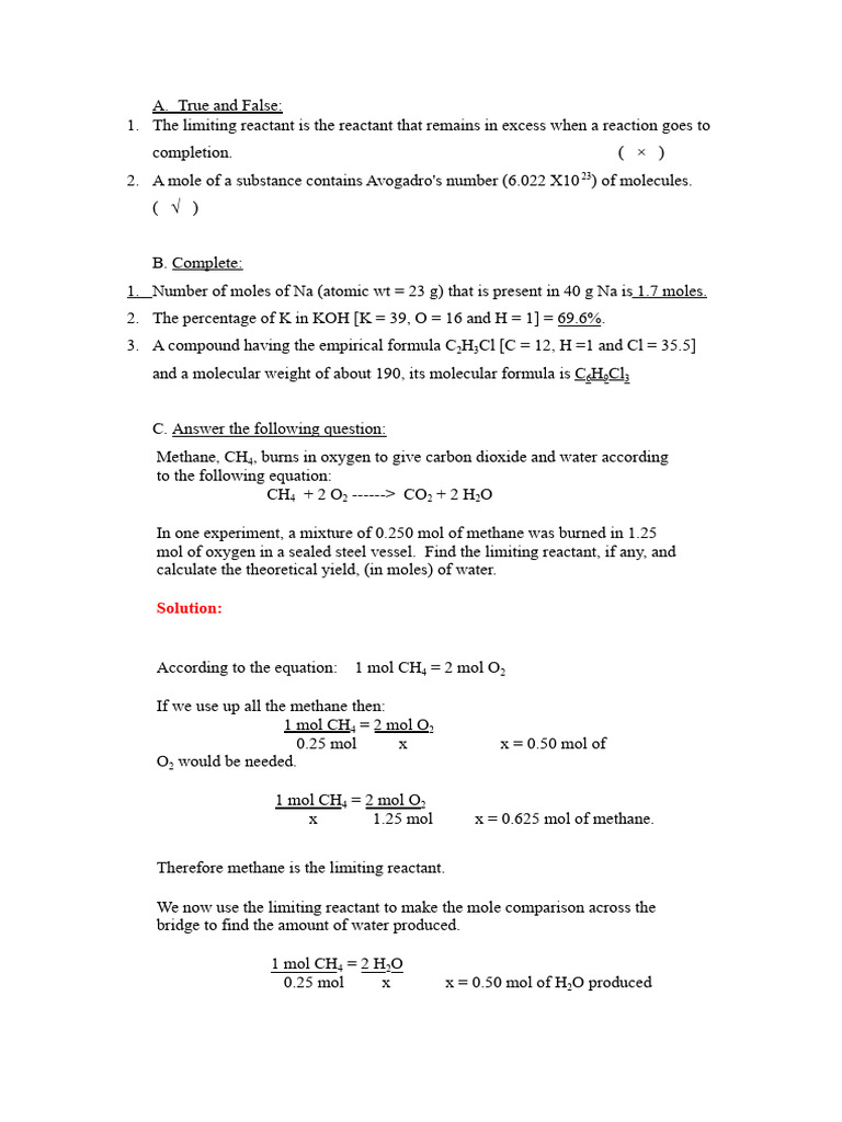 LEC2 Model Answer of Ques. | PDF