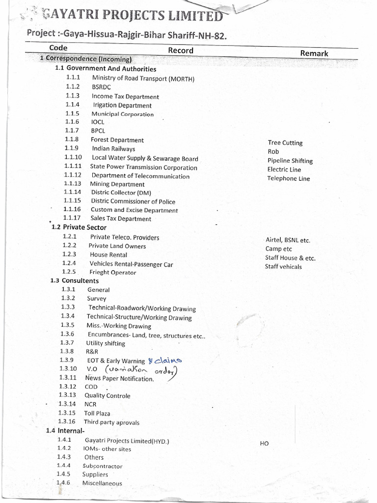 Filing Code Record | PDF
