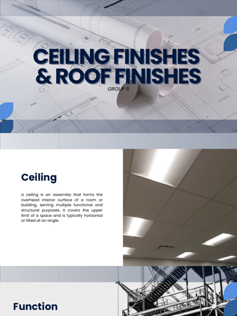 Ceiling and Roof Finishes Guide | PDF | Roof | Ceiling