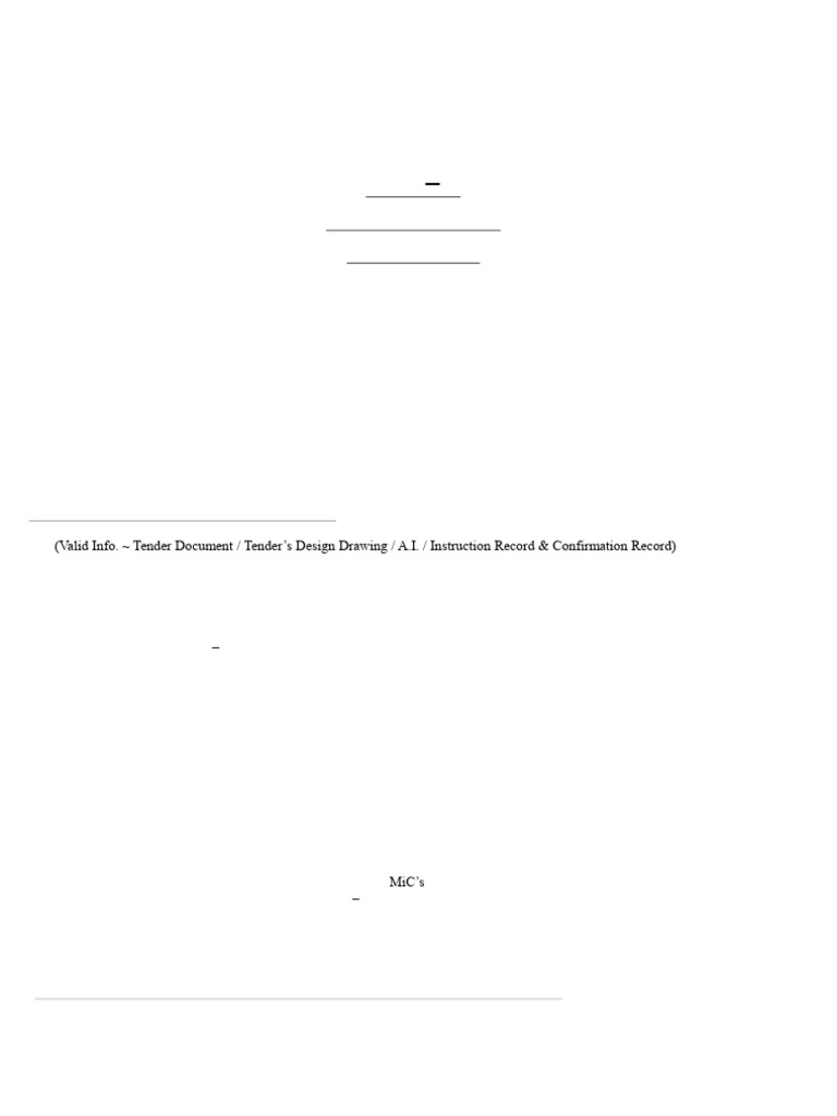 FPE & External Works Training Material | PDF | Home