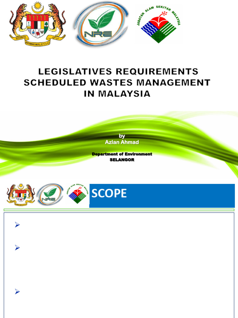 Scheduled Waste Management in Malaysia | PDF | Waste | Waste Management