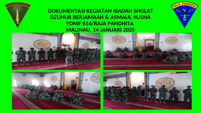 14 Januari 2025 Kegiatan Sholat Dzuhur Dan Asnaul Husna - Copy | PDF