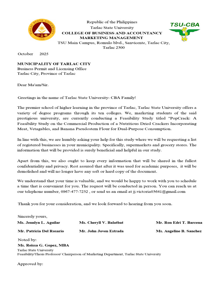 Letter For Lgu's | PDF