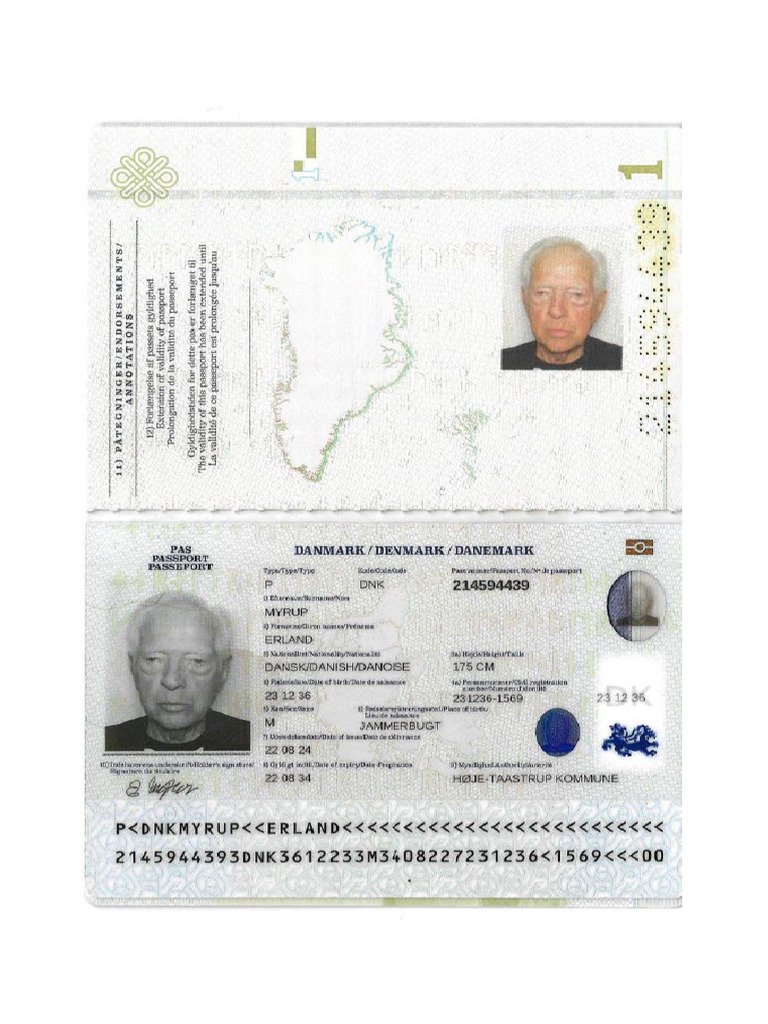 Denmark Passport New | PDF