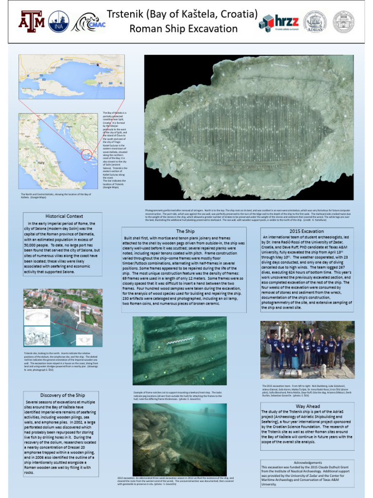 Roman Ship Excavation in Trstenik | PDF | Ships | Water Transport