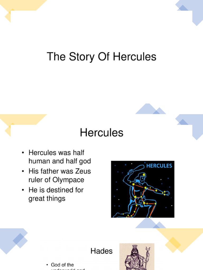 The Story of Hercules | PDF