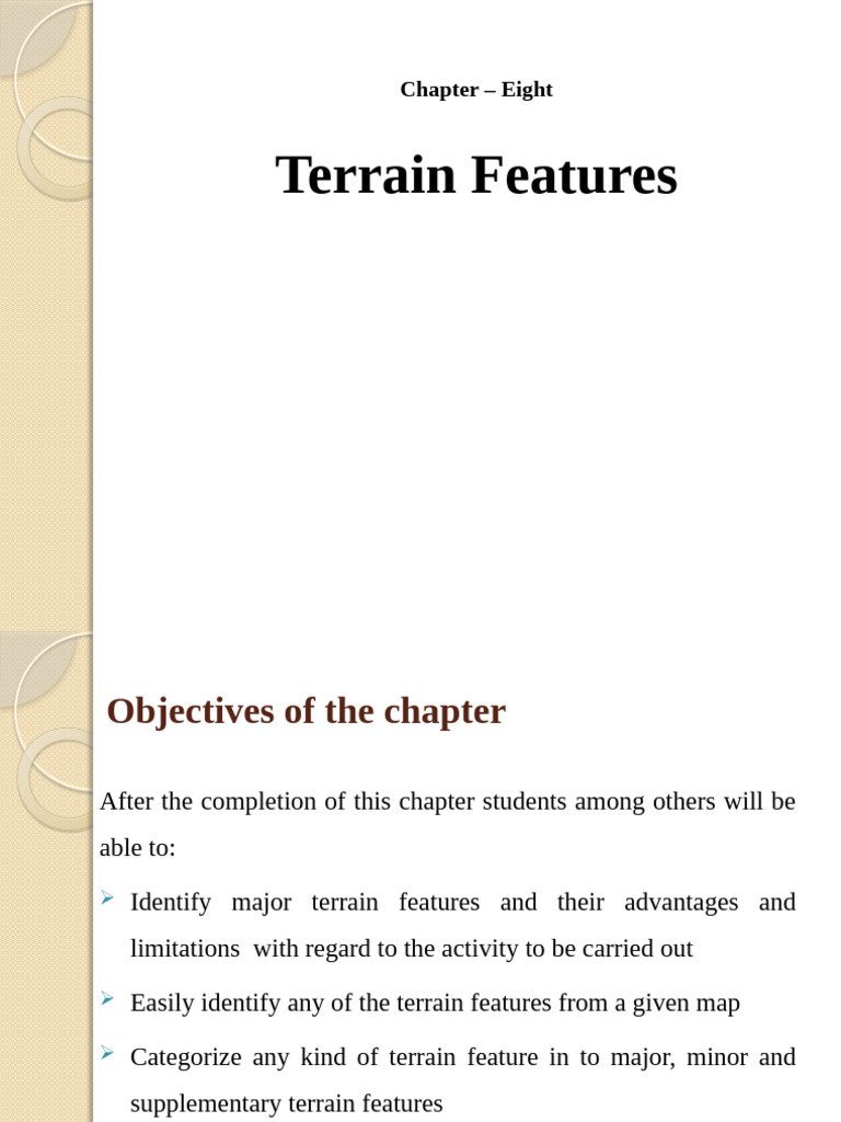 Understanding Terrain Features | PDF | Contour Line | Terrain