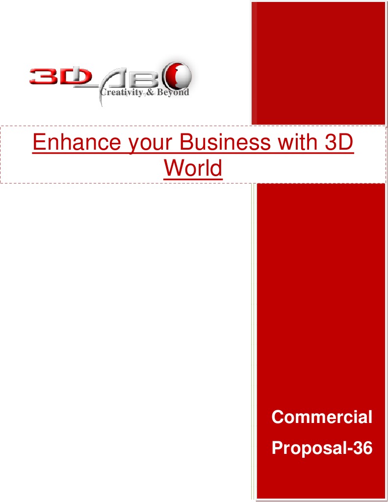 3D Animation Services Proposal | PDF | Computers | Technology & Engineering